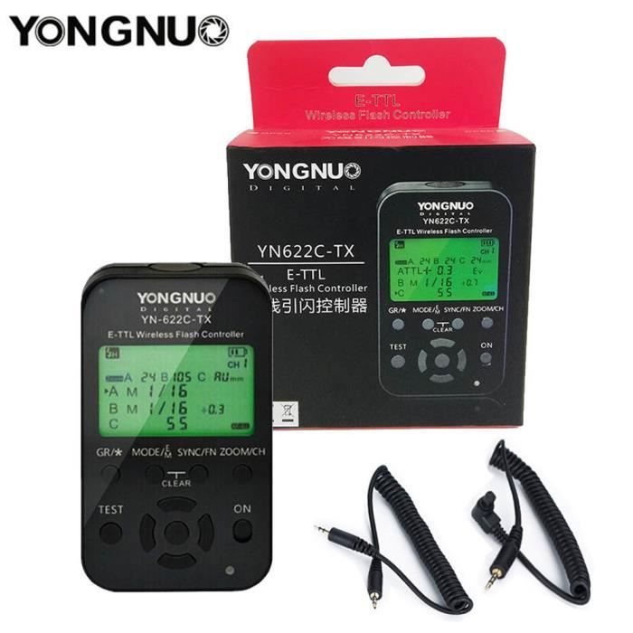 Yongnuo YN622C TX Transmetteur YN622C II Récepteur 2.4G TTL HSS Déclencheur Sans Fil YN622 TX ...