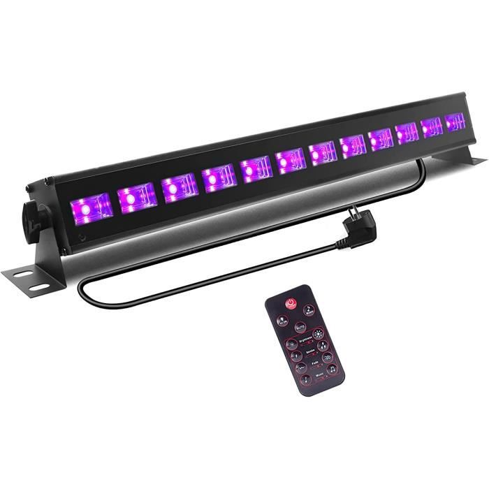UV Lumière Bar Noire LED 36W 12 LED Projecteur LED UV Éclairage de ...