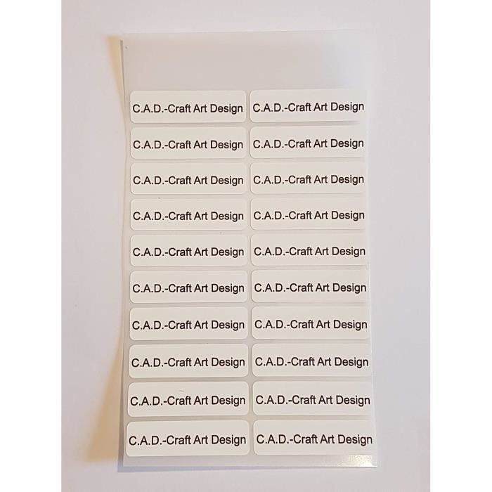 Étiquettes thermocollantes – étiquettes de nom, étiquettes de nom pour ...