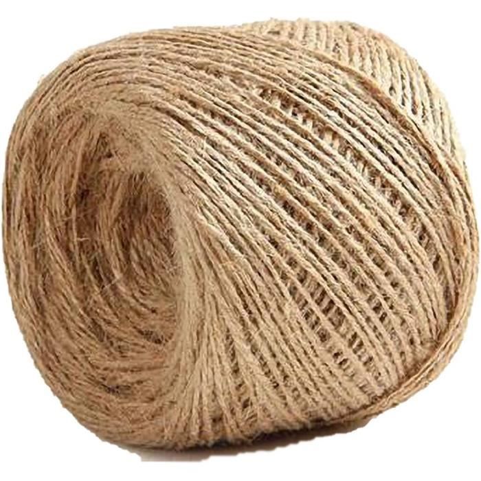 Diy Corde Jute Corde Mince Résistance À L'Usure Ficelle Jute Naturel ...