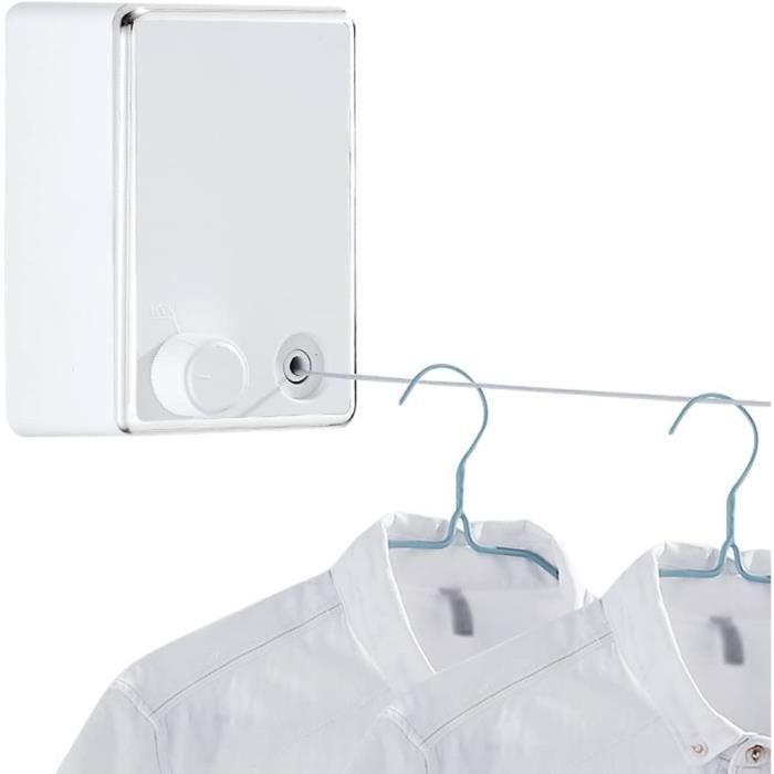 Fil a Linge Retractable extérieur Indoor 4.2m Corde à Linge rétractable ...