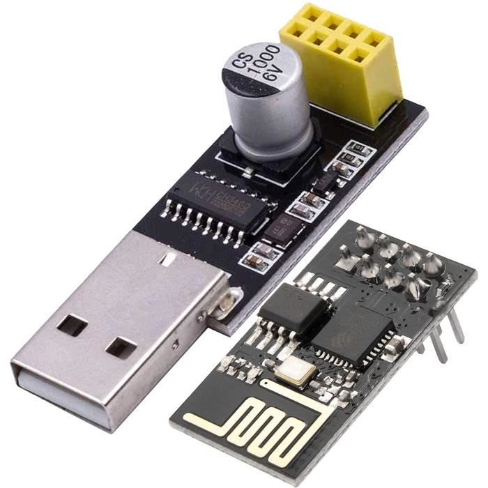 ESP8266 ESP-01 Module Émetteur-Récepteur série sans Fil WLAN WiFi avec ...