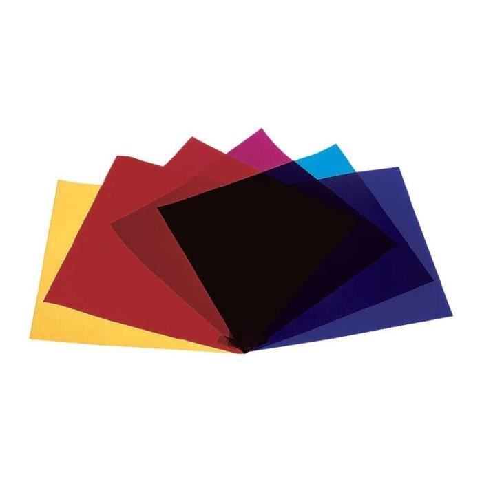 Lot de 4 filtres couleur PAR 56 - Cdiscount TV Son Photo