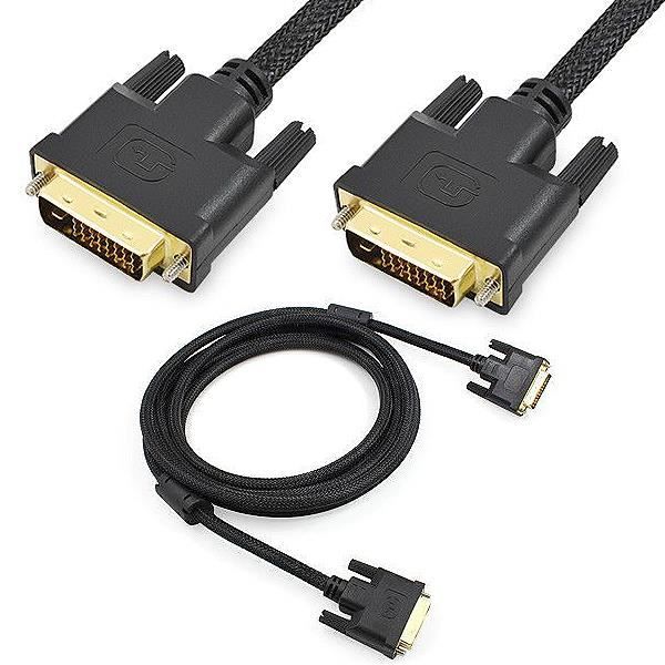 Adaptateur Prise DVI-D Mâle 24+1 broches à DVI-D Mâle Câble Connectique ...