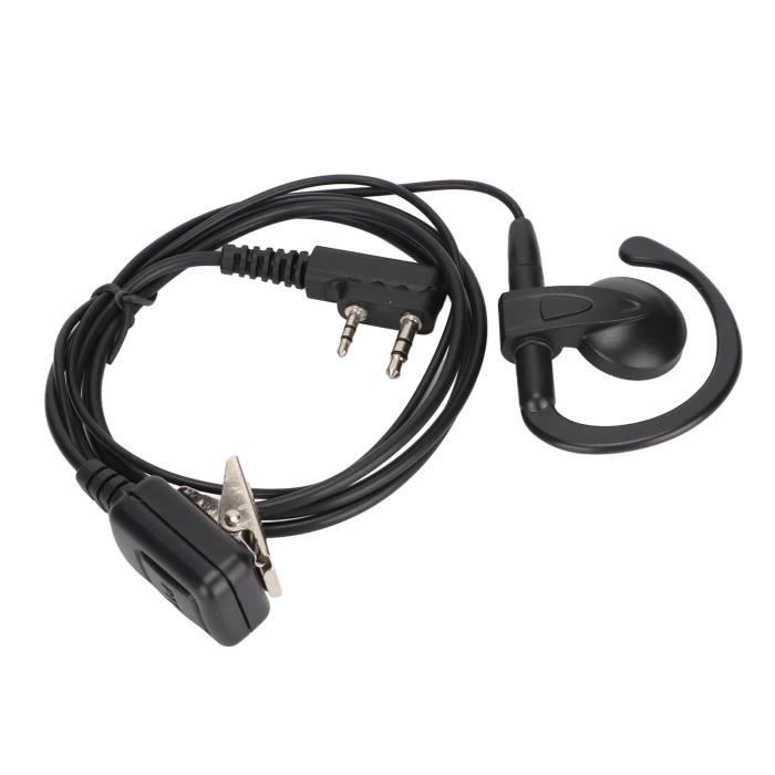 Casque Radio 2 Voies - FDIT - Écouteur avec Micro - Compatible Kenwood ...