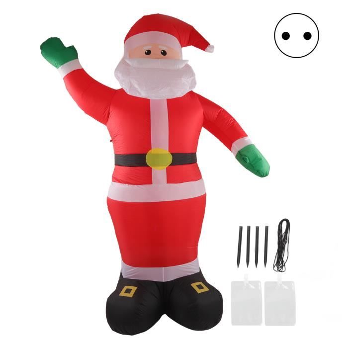 FDIT Décoration gonflable de Noël Père Noël Gonflable Étanche Construit ...