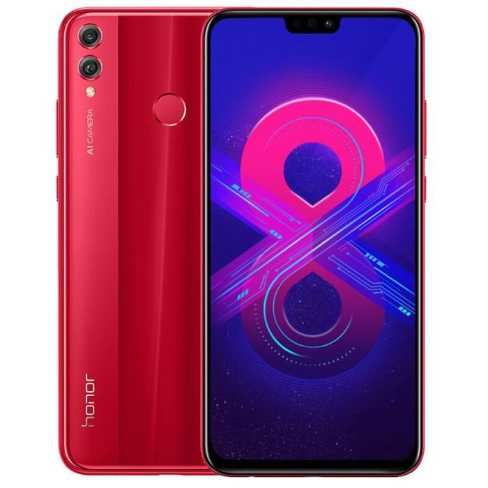 Huawei Honor 8X Smartphone débloqué 6 Go RAM 128 Go ROM 6,5 Pouces ...