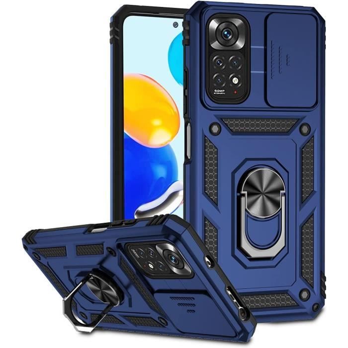 Coque pour REDMI NOTE 11 - 11S 4G Coque Antichocs - caméra rabattable ...