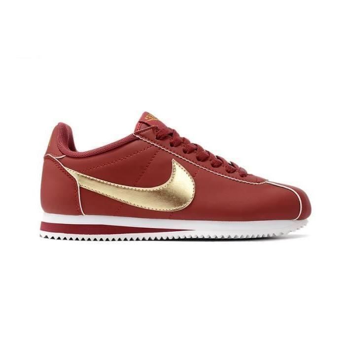 Baskets Nike CLASSIC CORTEZ chaussures de course Rouge - Cdiscount ...