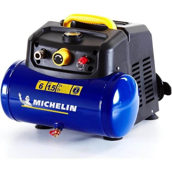 Mbl6 Compresseur D'Air Portable, Compresseur D'Air Sans Huile De 6 Litres, Manomètre Intégré ...