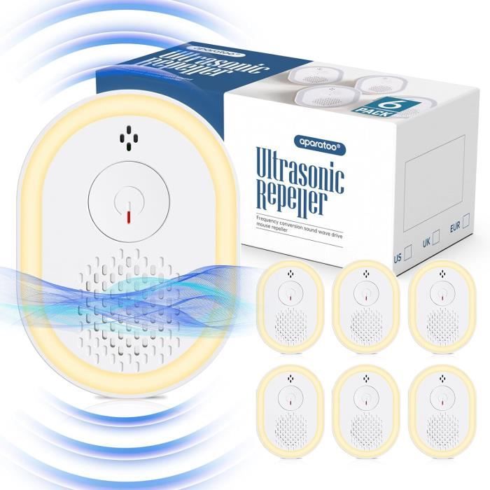 Répulsif À Ultrason, Répulsif Ultrason Anti Moustique, 6Pcs Anti ...