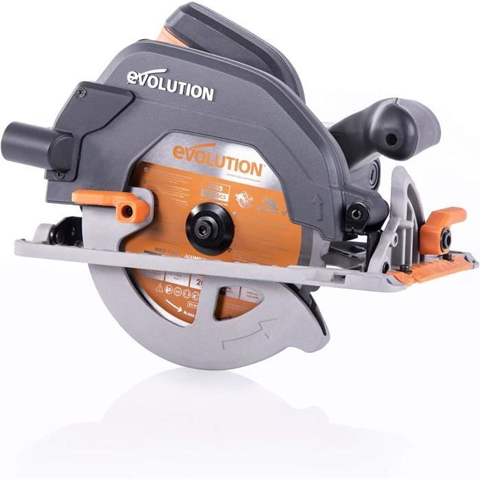 Evolution Power Tools - Scie Circulaire Multi-Matériaux R185CCS, 185 mm ...