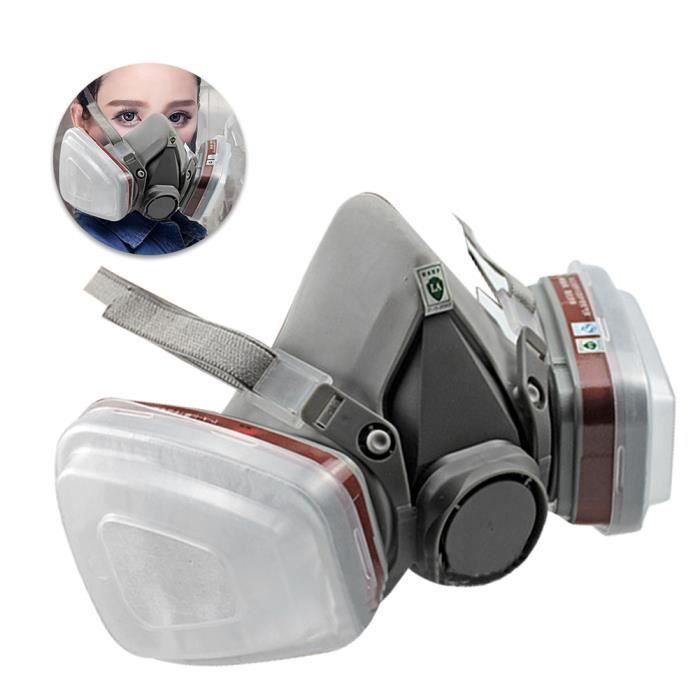 Respirator Mouth-Muffle, Half Face Respirator Chemical Spray Protective ...