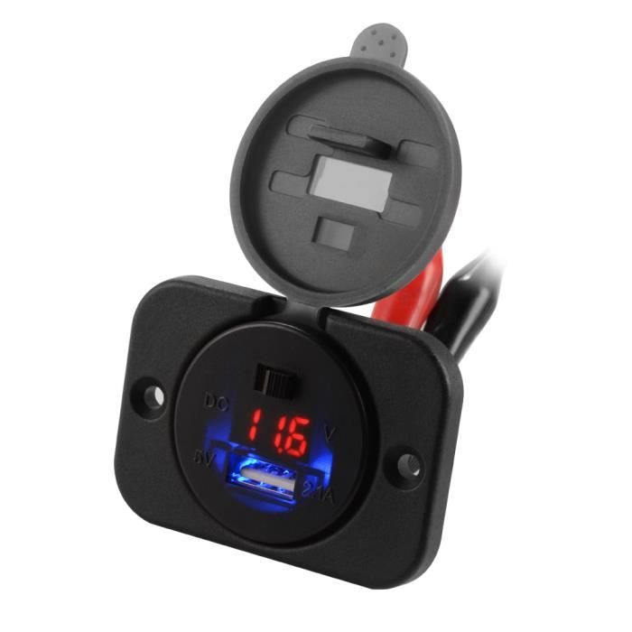 XCSOURCE 2.1A USB Chargeur DC12V-24V Panneau de Prise de Puissance ...