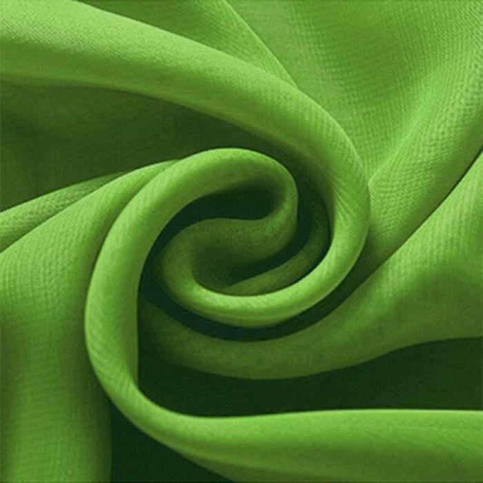 HT14058-FILM POUR VITRAGE.Rideau de voile de couleur pure en tule ...