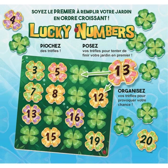 Jeu de société Lucky Numbers - Intergénérationnel - Sudoku et Loto - 1 ... Jeu de société Lucky Numbers - Intergénérationnel - Sudoku et Loto - 1 ...