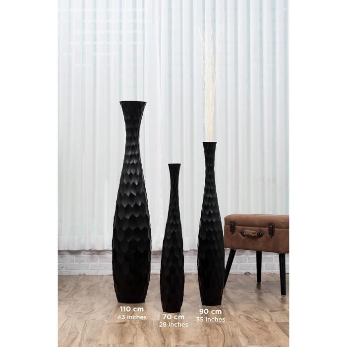 Grand Vase A Poser Au Sol pour Branches Décoratives De Pampa, Vase en ...