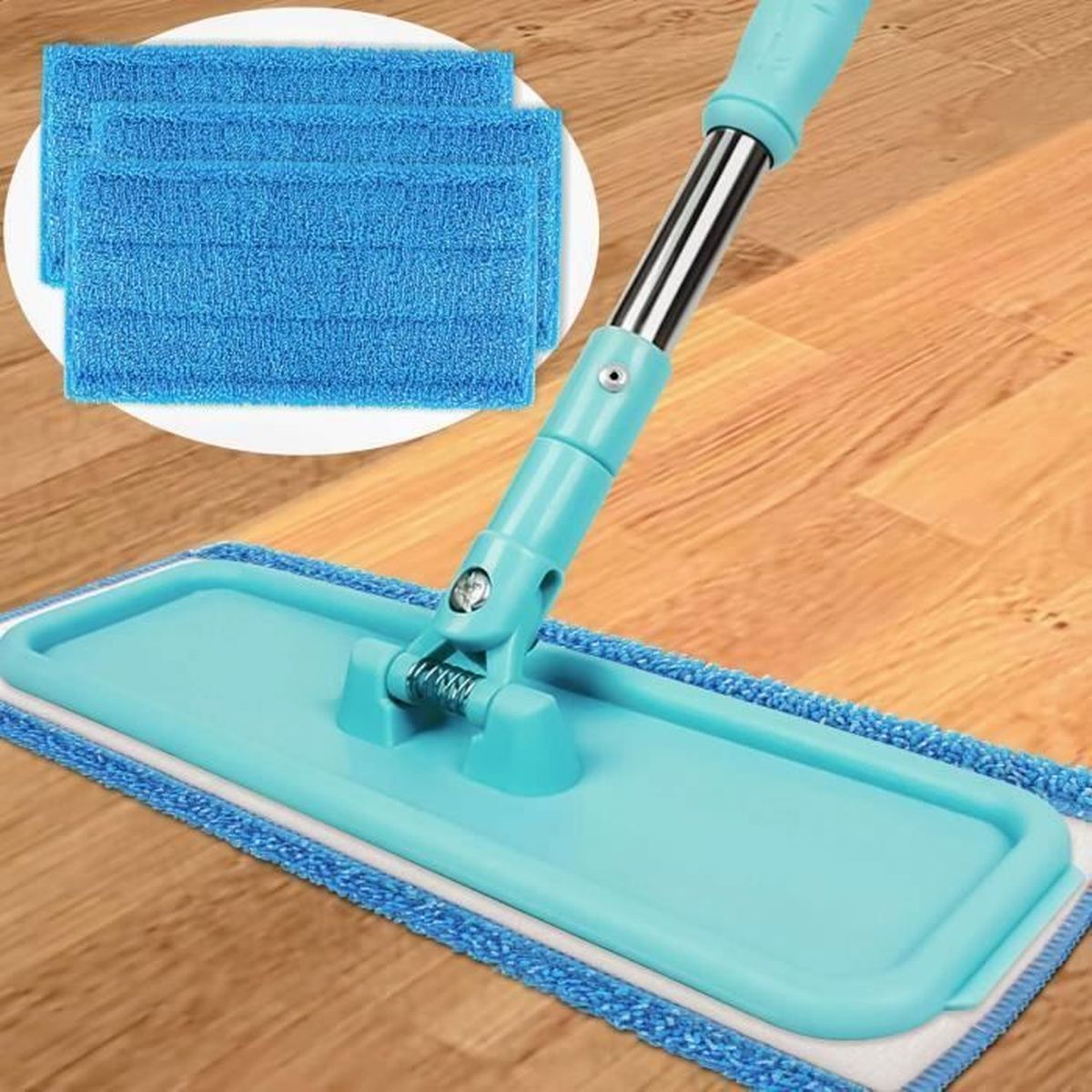 6 Lingettes Reutilisable pour Swiffer WetJet Spray Balais Lavables en ...