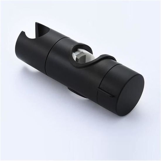 Accessoires De Salle De Bain Noir Mat Universel 18~25Mm Abs Plastique Douche Glissière Barre ...