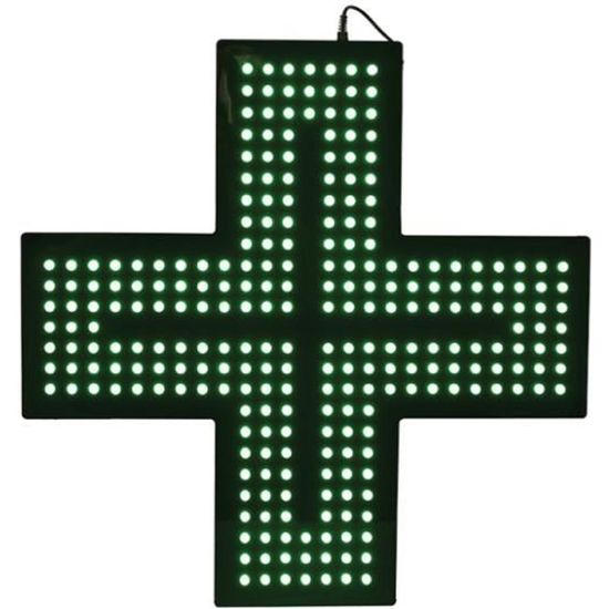 Enseigne lumineuse LED intérieur CROIX PHARMACIE de dimensions 48 cm x ...