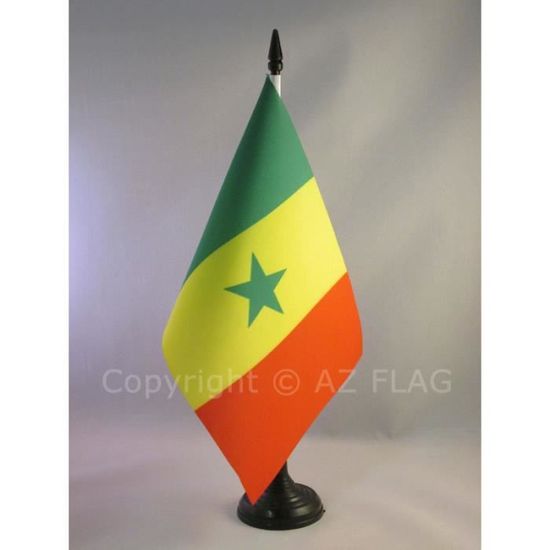 Drapeau de table Sénégal 21x14cm - sénégalais H... - Cdiscount Maison