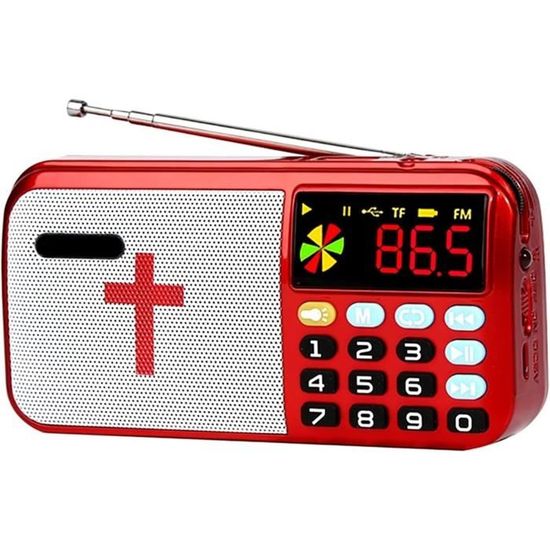 Bible Lecteur Audio Portable Radio Fm,Lecteur Mp3,Haut-Parleur De ...