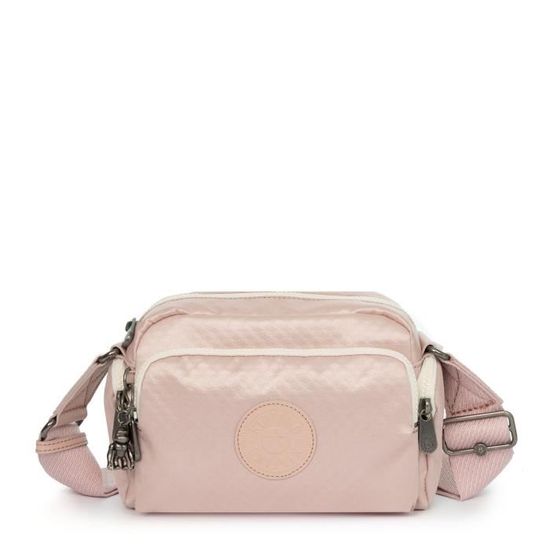 Sac bandoulière femme Kipling Jenera - pink flow embosse - TU Rose ...