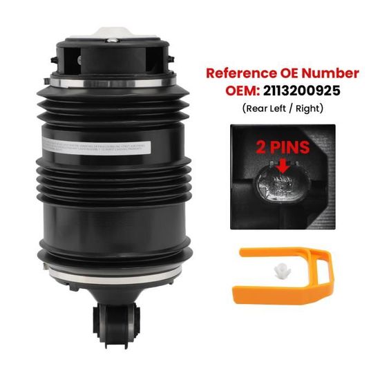Ressort Pneumatique 2pins Arrière pour Mercedes Classe E S211 ...