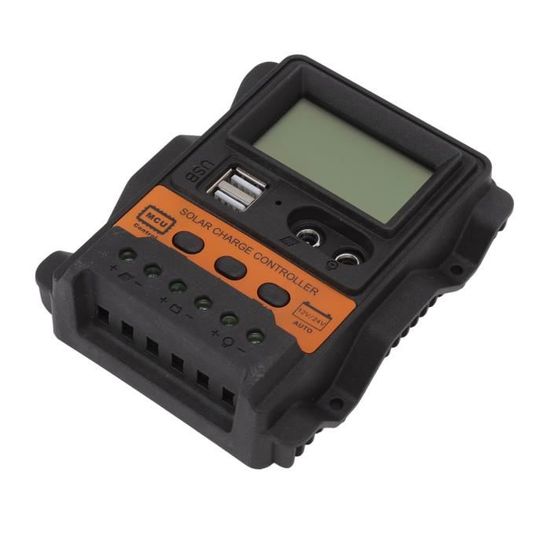 Contrôleur de charge solaire - YOSOO - K1688 - LCD 12V 24V - Double sortie USB - 20A - Cdiscount ...