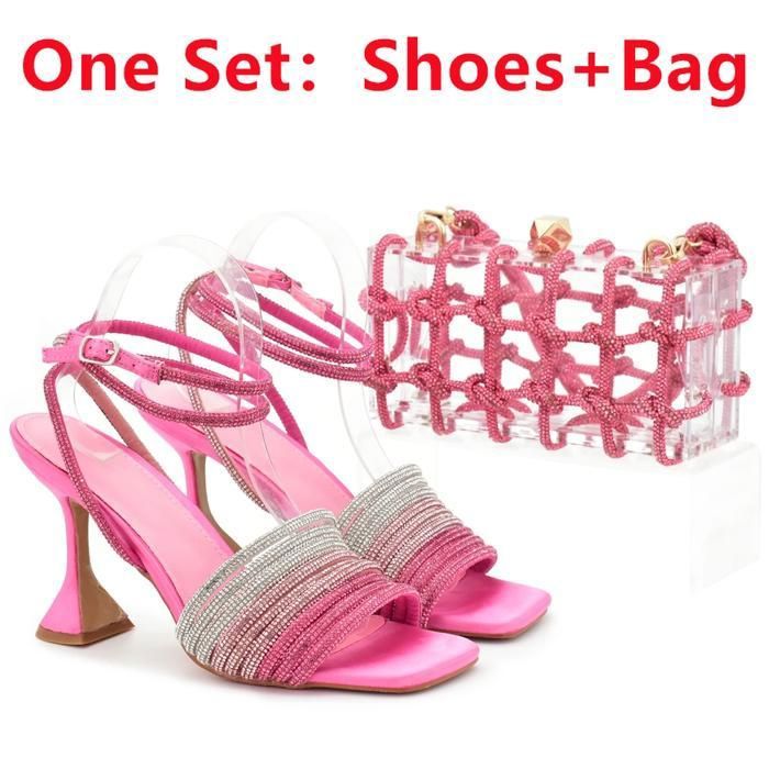 Ensemble de chaussures et sacs assortis pour femmes,chaussures de ...