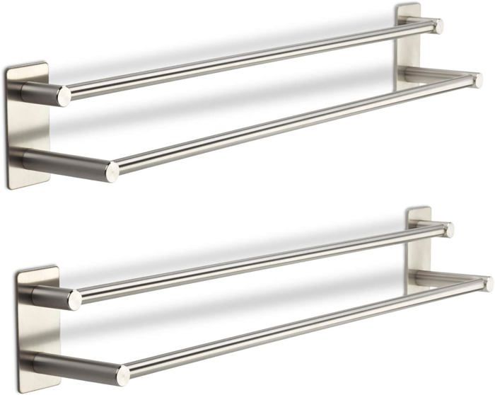 2 x Listel Crochets TALIDA Acier Inox Autoadhsif avec Patin Adhsif 3M ...