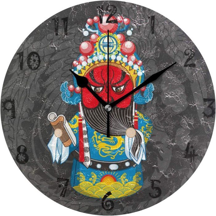 État Du Drapeau Américain Pendule Murale Décoratif Moderne Horloge De ...