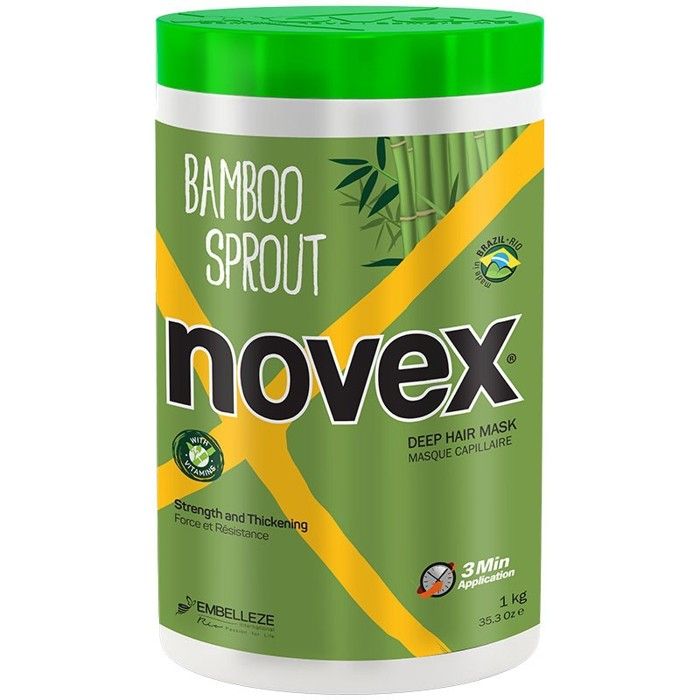 Masque Pousse de Bambou - Novex - 1kg - Force - Nutrition - Hydratation ...