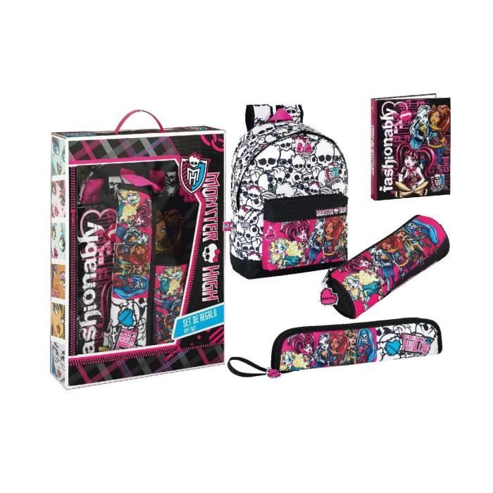 MONSTER HIGH - Coffret Sac à dos, porte flute, tro - Cdiscount ...