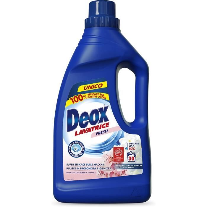 Lessive Laveuse Liquide Fresh, 30 Lavages, Détache Et Hygiénisation ...