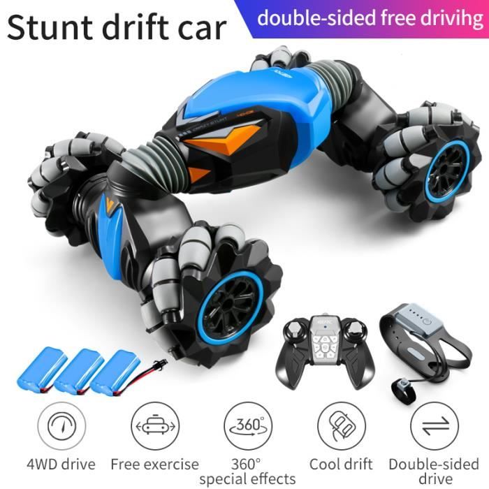 Blue-3B-Montre - Voiture Cascadeuse Radiocommandée 4wd, Véhicule Tout-terrain À Induction Et À ...