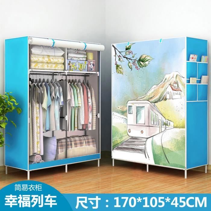 Armoire de Rangement en Tissu, Penderie avec Housse, Placard, Garde ...