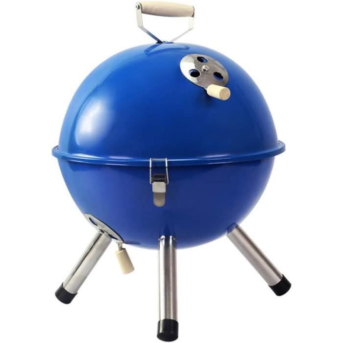 Barbecue Grill Petit Portable Charbon De Bois Rond Barbecue Grill ...