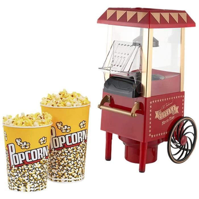 Machine À Pop-Corn - A357 - Électrique 1200W Rétro - Collations Saines ...