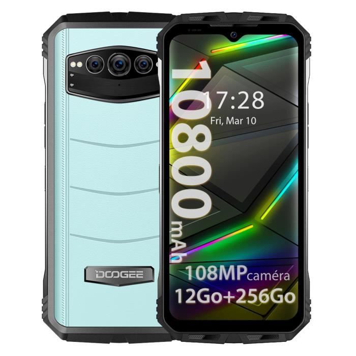 DOOGEE S100 Smartphone Robuste 12Go + 256Go 10800mAh Caméra 108MP ...
