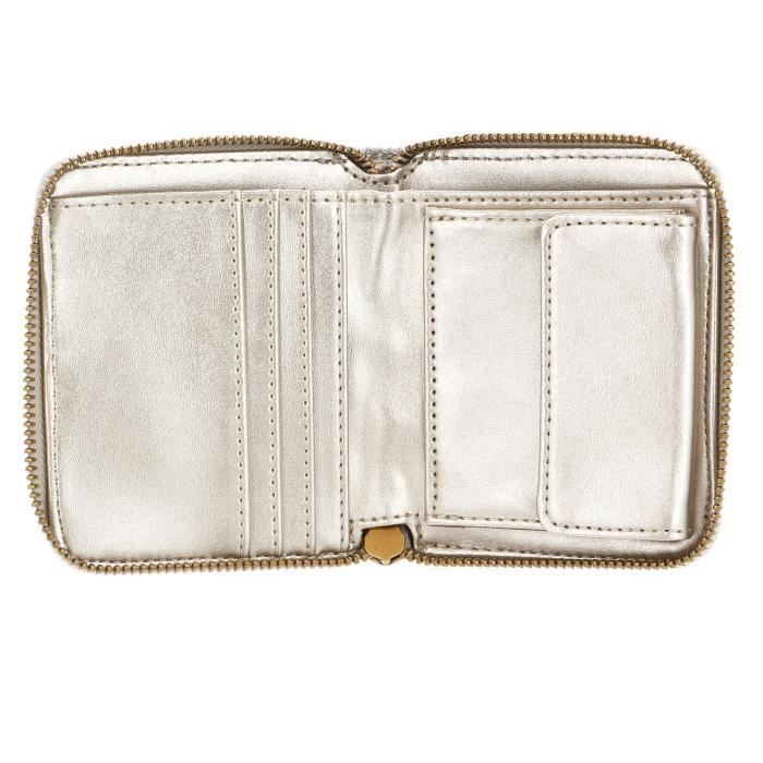 GUESS Izzy Small Zip Around Wallet Dove Logo [227646] - porte-monnaie ...