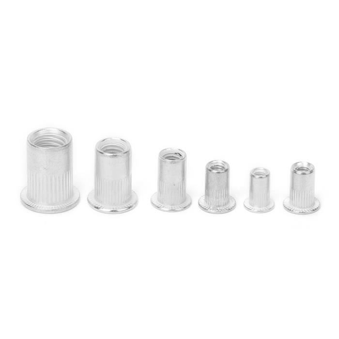 Écrou à rivets HURRISE - M3 M4 M5 M6 M8 - Convient au poinçonnage et au ...