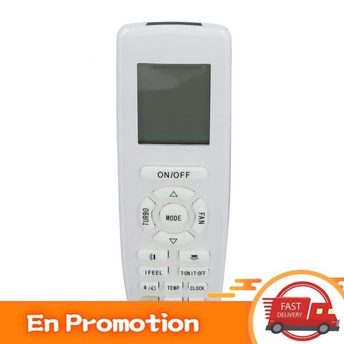HURRISE Télécommande de climatiseur Télécommande de Remplacement pour ...