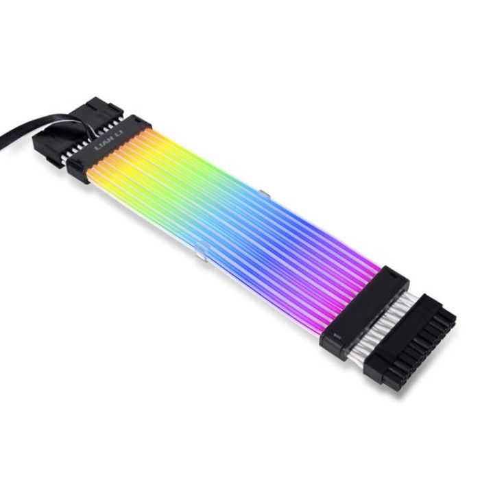 Câble d'extension ATX 24 broches - LIANLI - Strimer Plus V2 - LED RGB ...