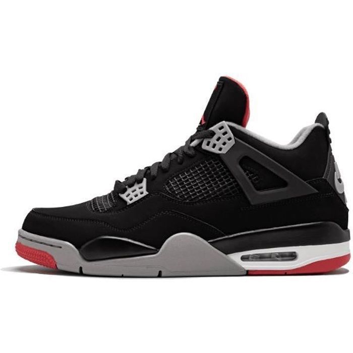 Baskets Air-Jordanx 4 Chaussures Bred 2019 pour Homme - Air-Jordan ...
