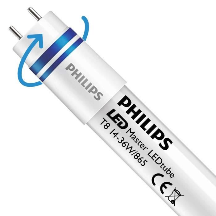 Philips Tube LED T8 MASTER (HF) High Output 14W 2100lm - 865 Lumière du ...