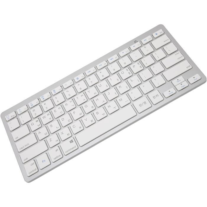 Clavier Bluetooth Sans Fil, 78 Touches Clavier Sans Fil Ultra Mince Et ...
