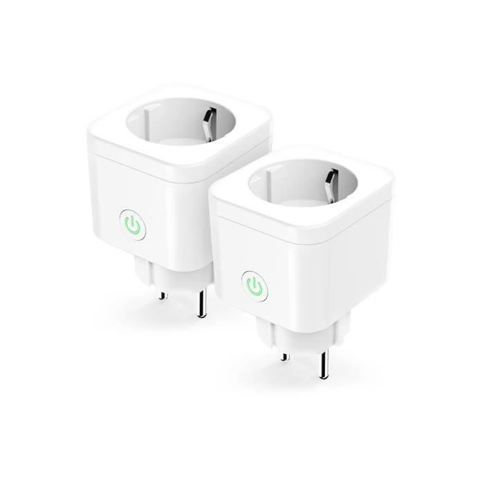 Prise Connectée Mini (Type F), Prise Intelligente Compatible Avec Alexa ...
