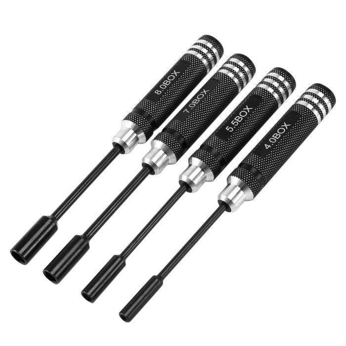 4Pcs Hex Nut Drivers Screw Driver Tools Kit, Metal 4.0-5.5-7.0-8.0mm ...