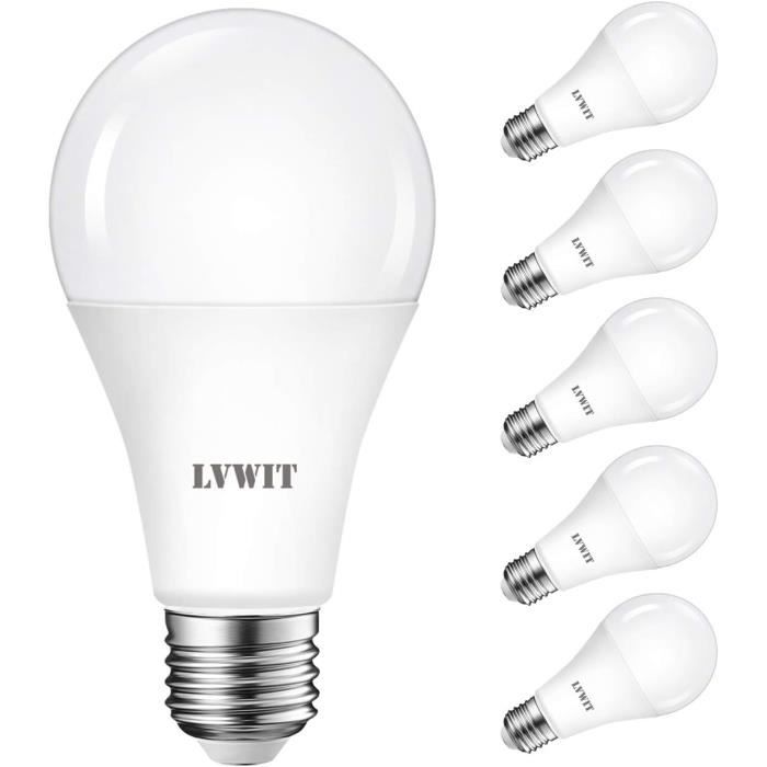 LVWIT 16W E27 Ampoule LED, 120W Blanc Froid 6500K, Ultra brillante ...